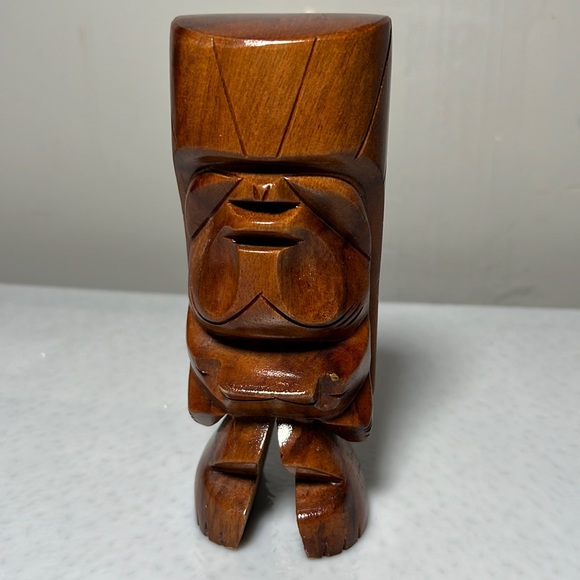 Accents | Vintage Milo Wood Hand Carved Figurine Made In Hawaii | Poshmark
